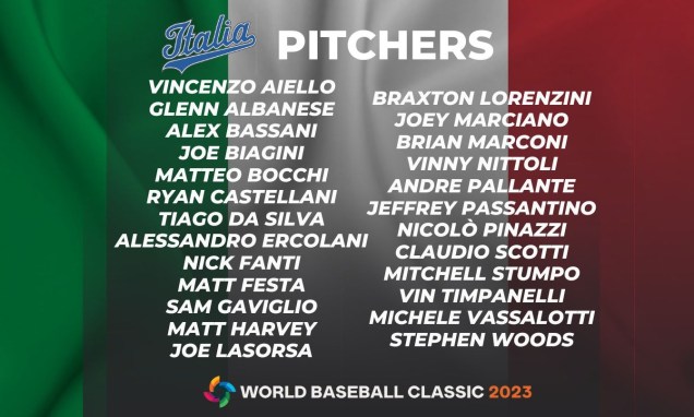Team Italy Pitchers in the 2023 World Baseball Classic – mlbblogger